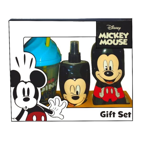 MICKEY MOUSE ESTUCHE Colonia 2D 200ml+Shampoo 2D 2en1 350ml+Vaso ...